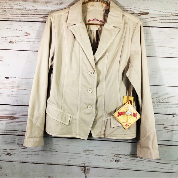 Caribbean Joe | Jackets & Coats | Caribbean Tan Jacket | Poshmark